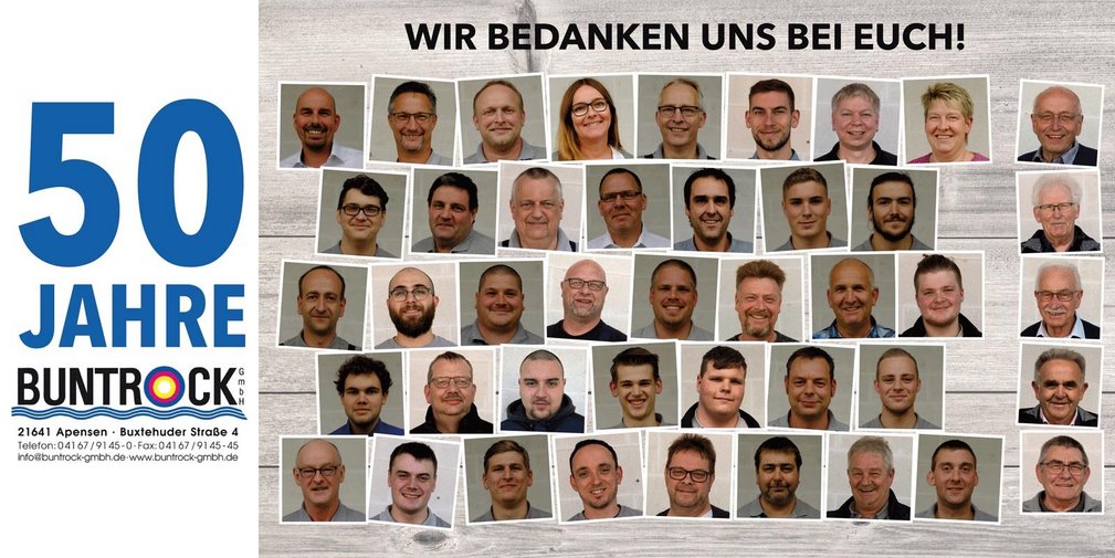 Buntrock GmbH in Apensen - Über uns